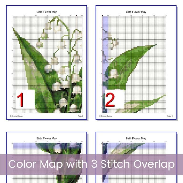 May Birth Month Flower Pattern - Simone Balman Art