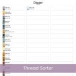 Digger Cross Stitch Pattern - Simone Balman Art